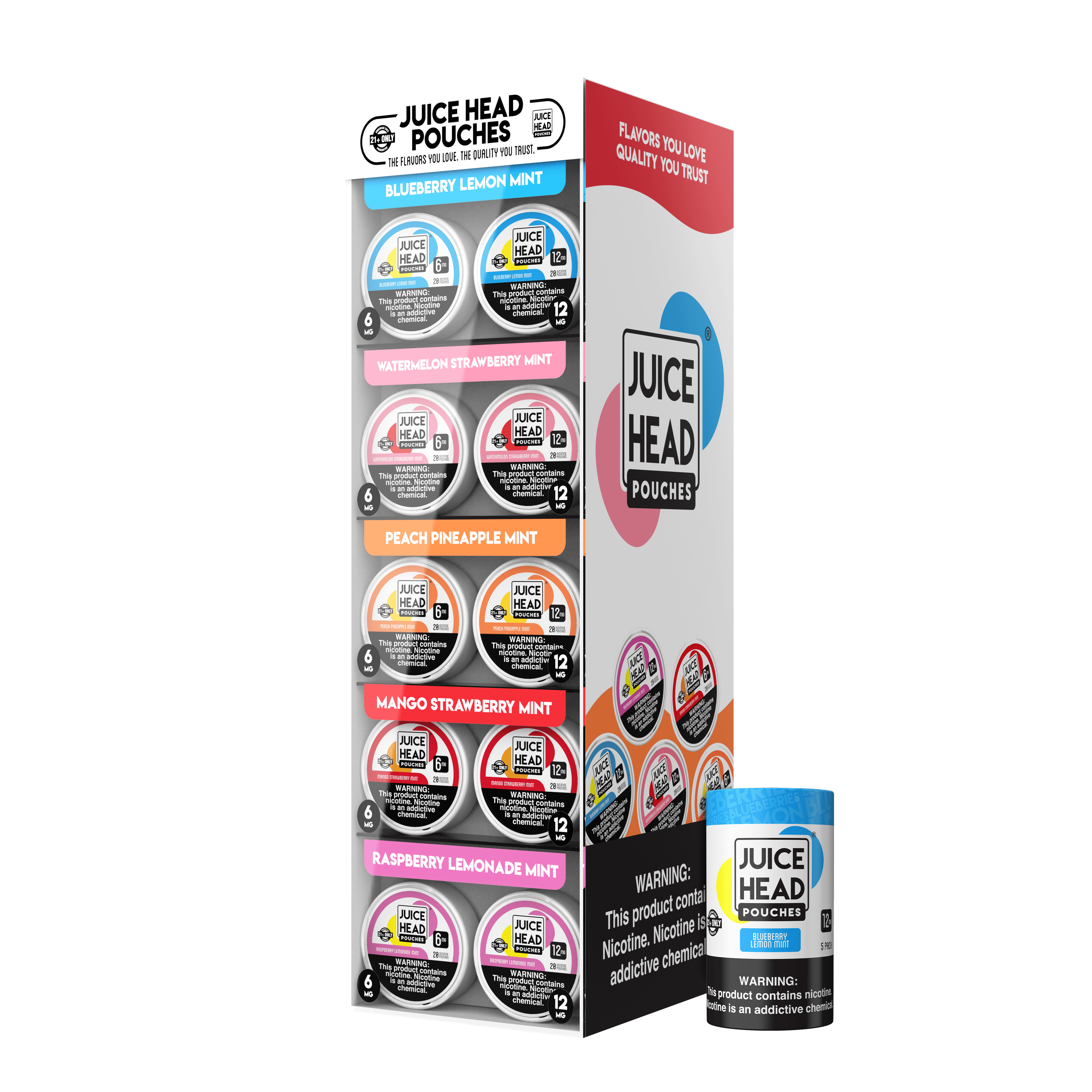 FREE Juice Head Pouches Filled Display - Streamline x Roadys